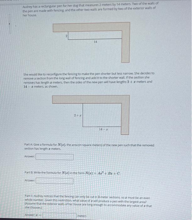 Solved The tables below give some values of the quadratic | Chegg.com