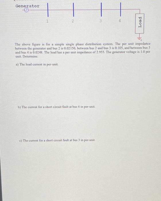 Solved The above figure is for a simple single phase | Chegg.com