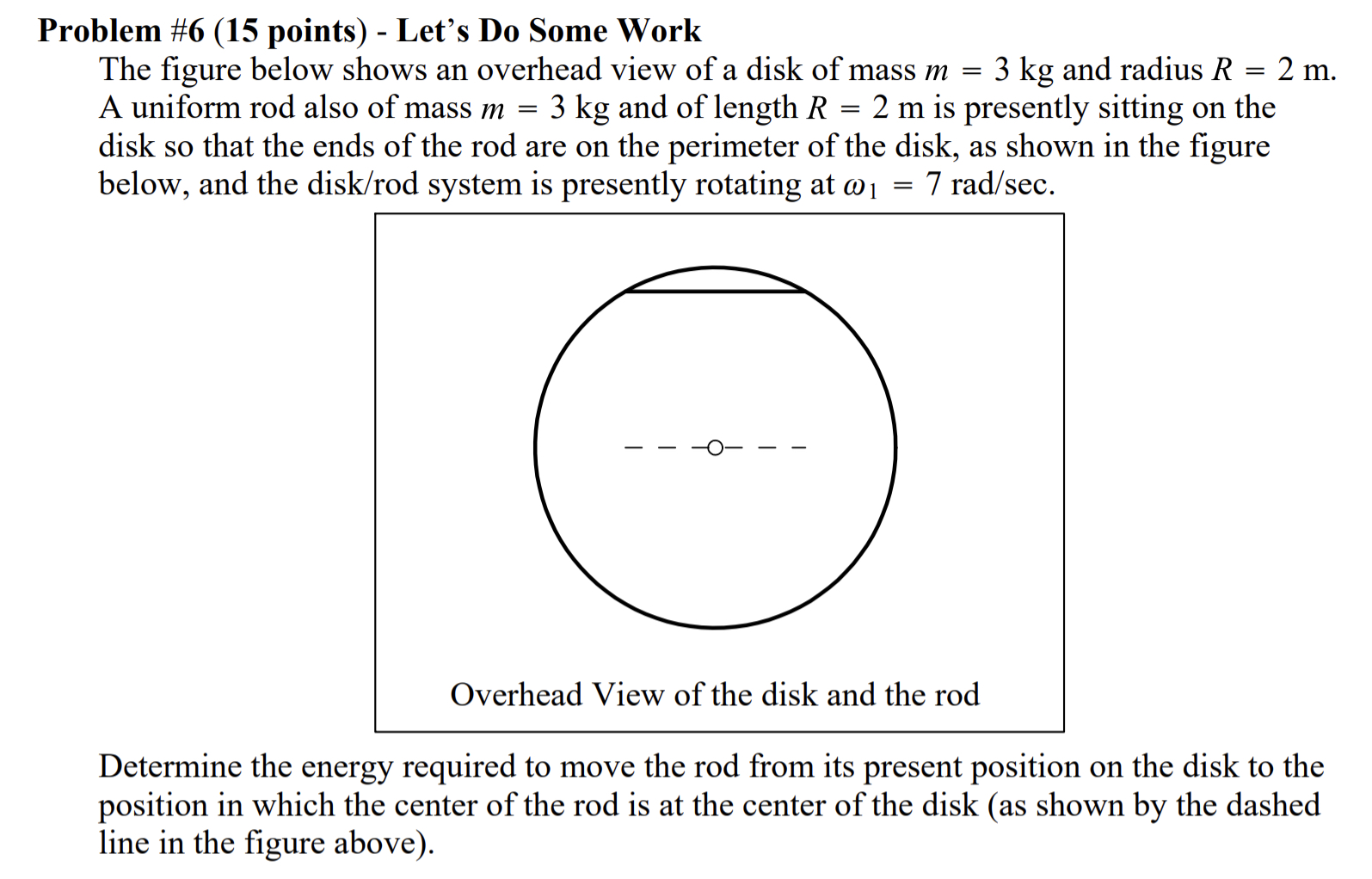 Solved Problem #6 (15 ﻿points) - ﻿Let's Do Some WorkThe | Chegg.com