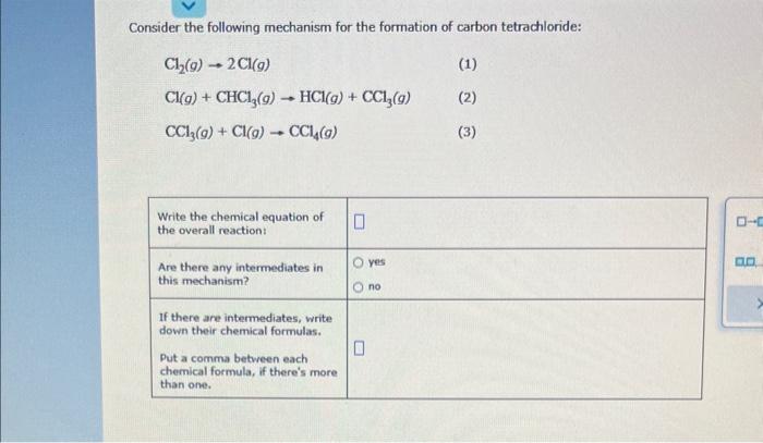 Solved Consider the following mechanism for the formation of | Chegg.com