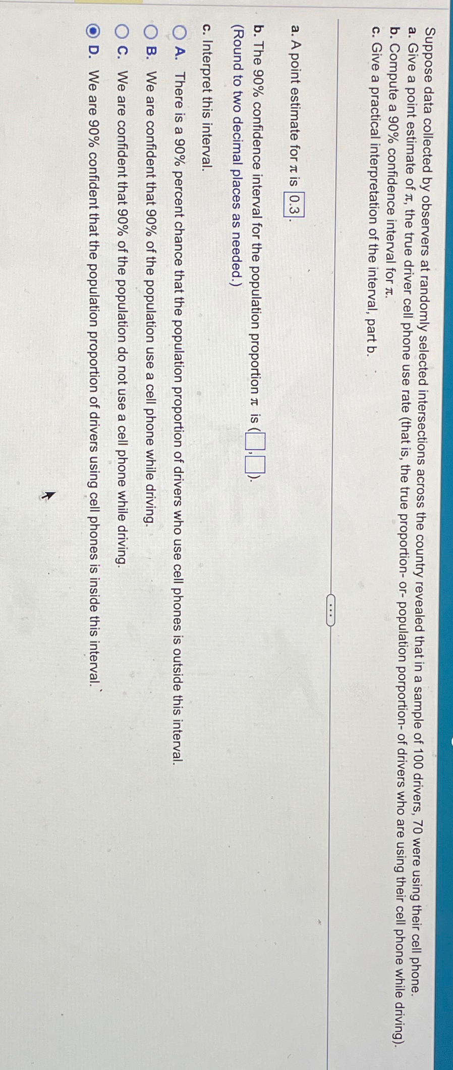 Solved Suppose data collected by observers at randomly | Chegg.com