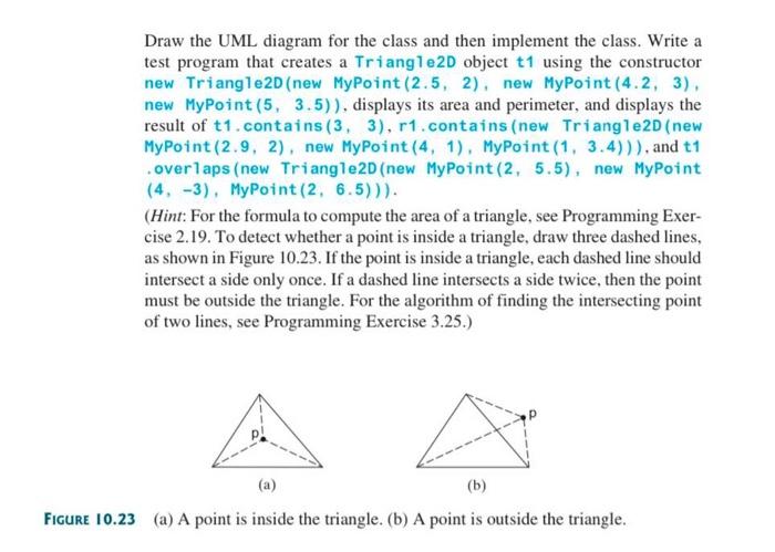 Solved Draw the UML diagram for the class and then implement | Chegg.com