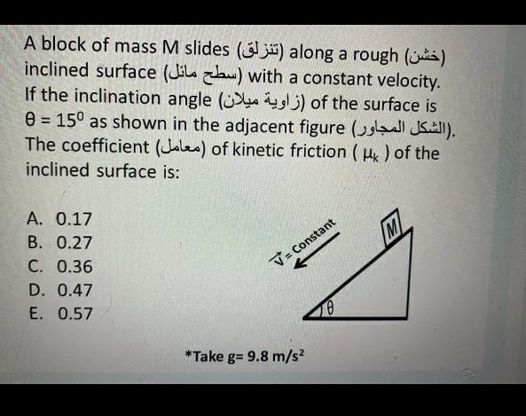 Solved A 50-kg object slides from rest from point A on the | Chegg.com