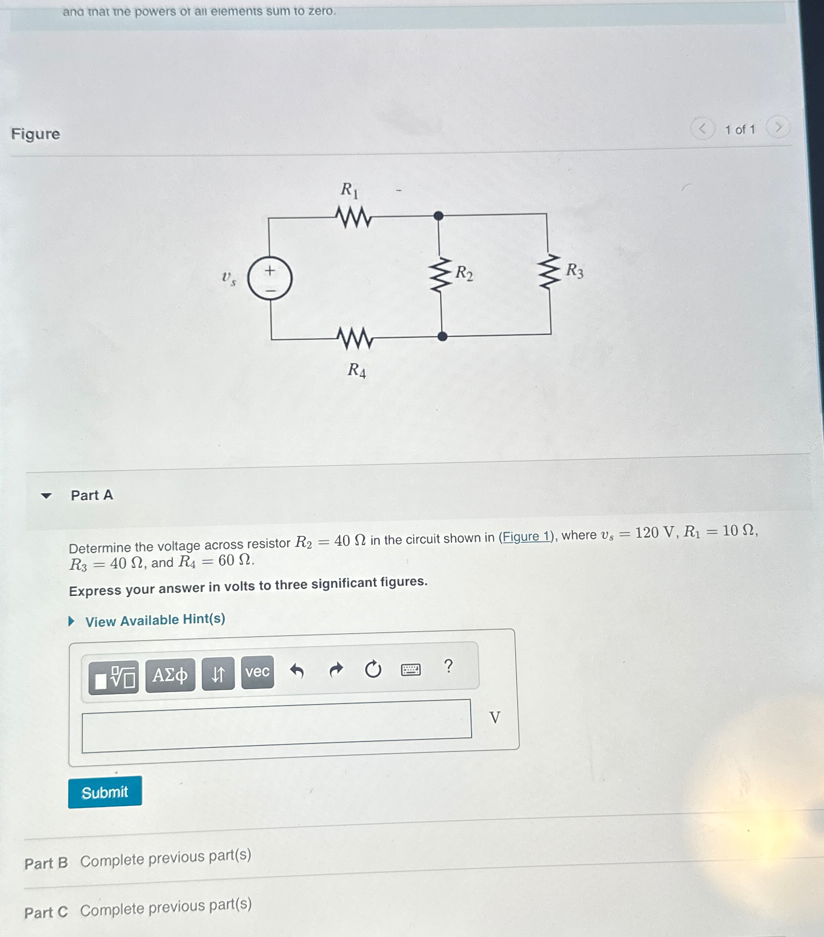 Solved and that the powers of all elements sum to | Chegg.com