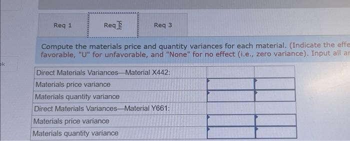 Solved Complete the standard cost card for each product, | Chegg.com