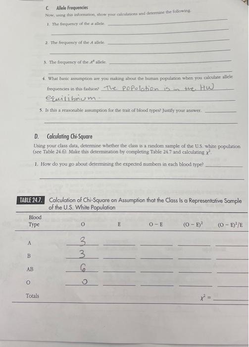 4. What basic assumption are you making about the | Chegg.com