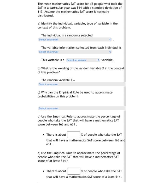 Solved b) What is the wording of the random variable X in | Chegg.com