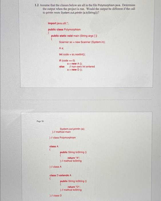 Solved 1.1 Given that HourlyEmployee and Salaried Employee | Chegg.com