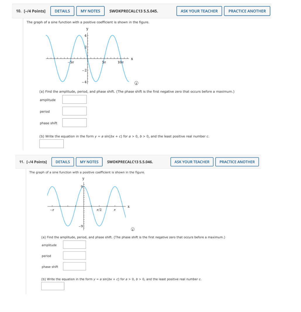 Solved [-/4 ﻿Points]SWOKPRECALC13 5.5.045.The graph of a | Chegg.com