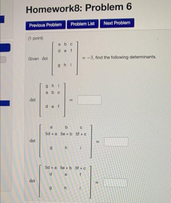 Solved Homework8: Problem 6 Previous Problem Problem List | Chegg.com