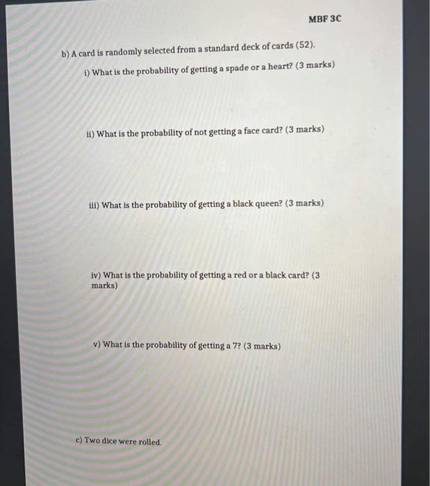Solved A card is randomly selected from a standard deck of | Chegg.com
