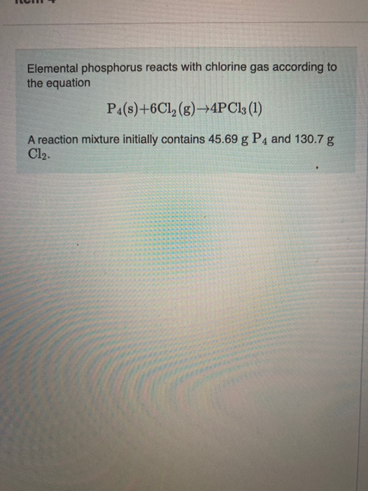 Solved once the reaction has reached completion, what mass | Chegg.com