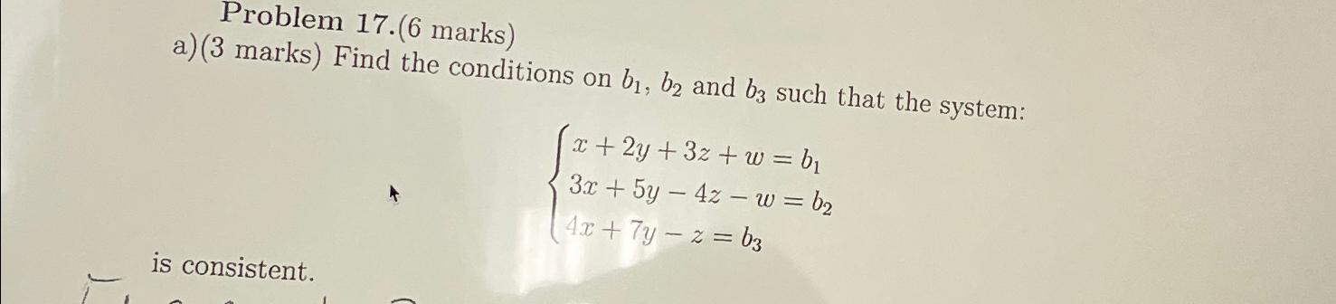 Solved Problem 17.(6 ﻿marks)a) ( 3 ﻿marks) ﻿Find the | Chegg.com