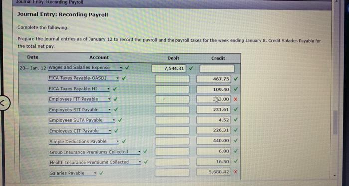 Continuing Payroll Problem, 6A: Chapter 6 You have | Chegg.com