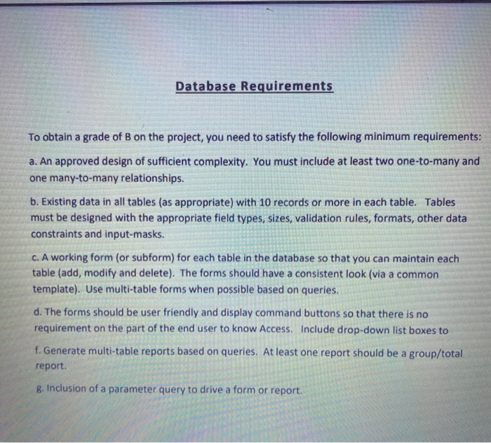 Solved The Project Consists Of Three Main Phases 0509