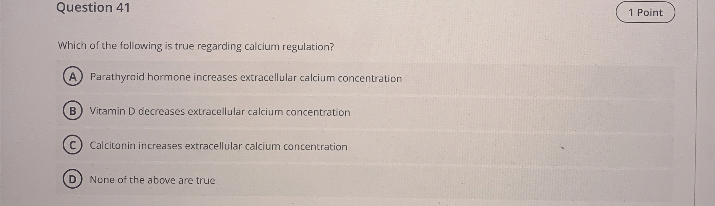 Question 411 ﻿PointWhich of the following is true | Chegg.com