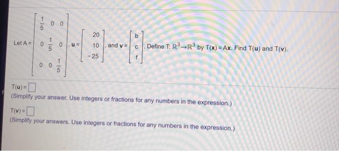 Solved Describe the possible echelon forms of the following | Chegg.com