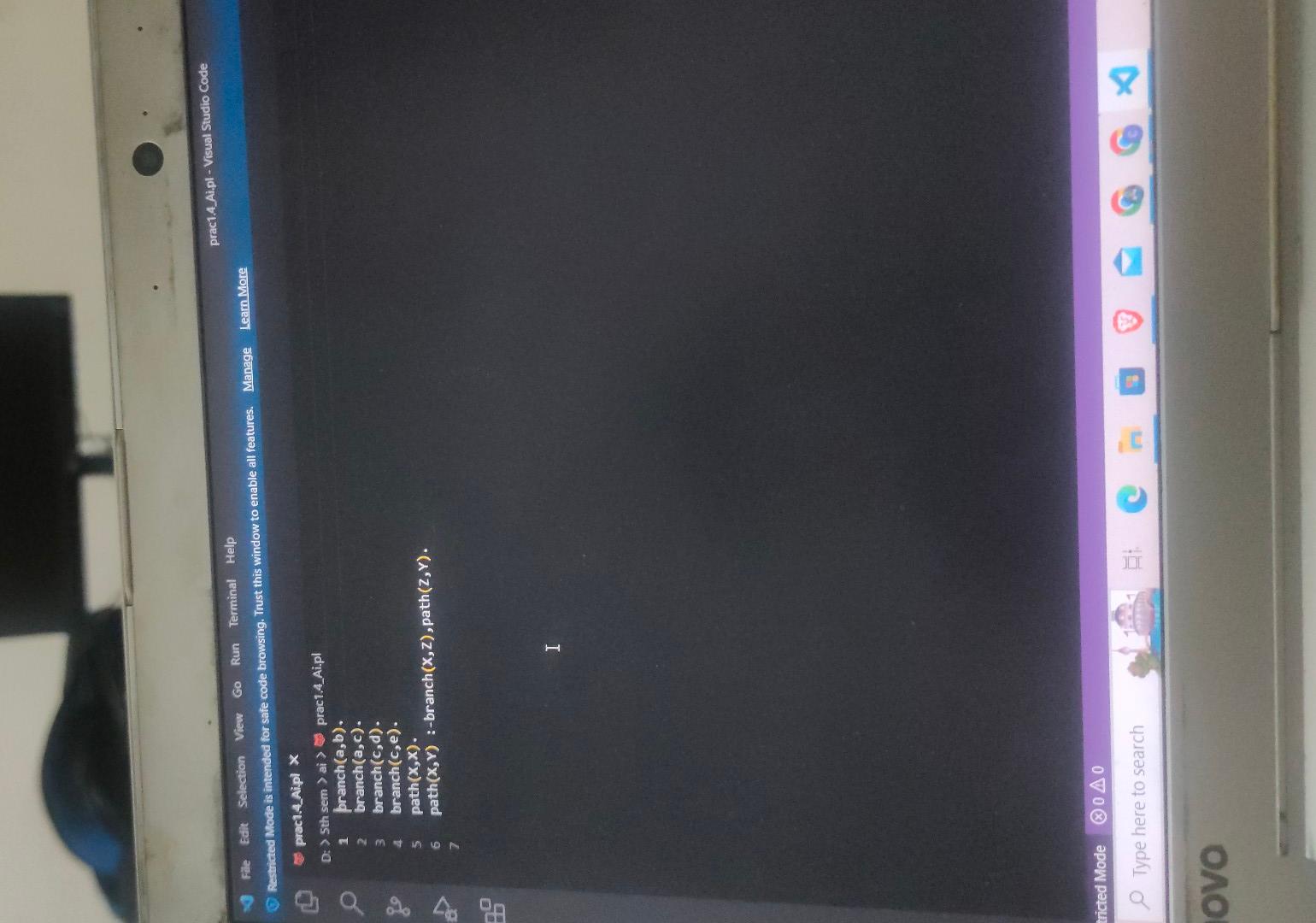 prac22Aipl x D. > Sth sem > ai > prac2.2 Ai.pl | Chegg.com