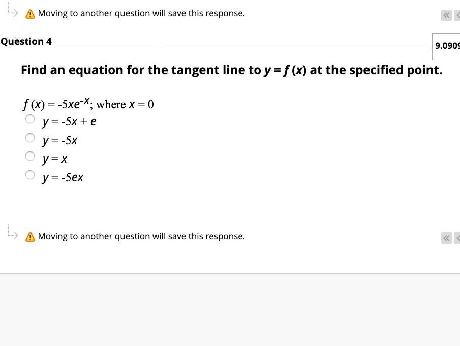 Solved Question 8 Differentiate the given function. f(x) 3e" | Chegg.com