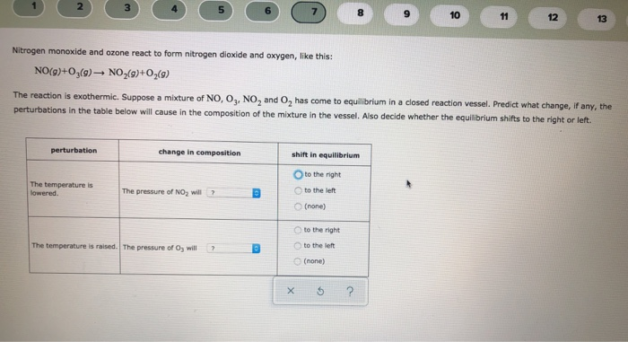 Solved 6 Nitrogen monoxide and ozone react to form nitrogen | Chegg.com