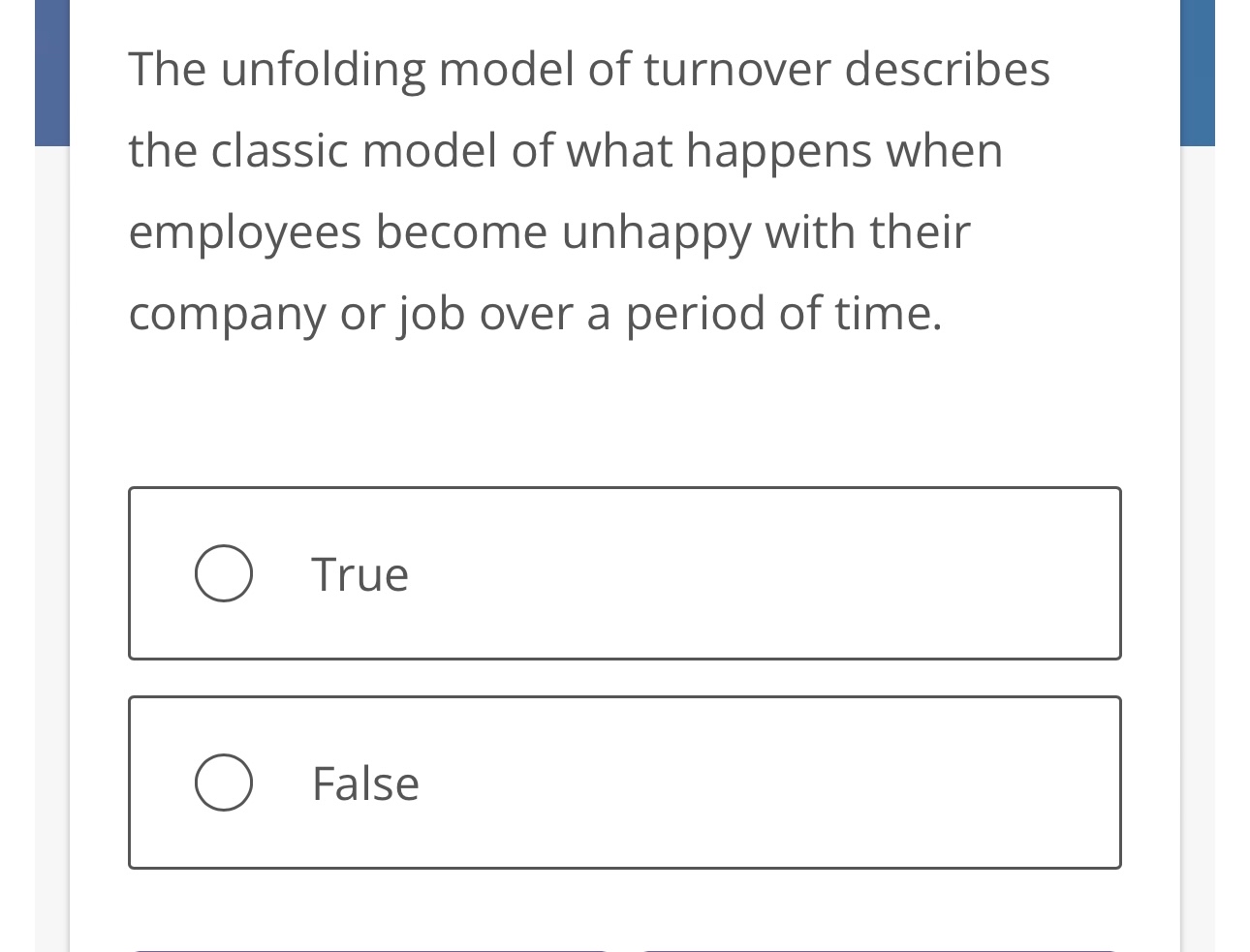 Solved The unfolding model of turnover describes the classic | Chegg.com
