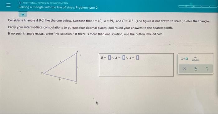 Solved III O ADDITIONAL TOPICS IN TRIGONOMETRY Solving a | Chegg.com