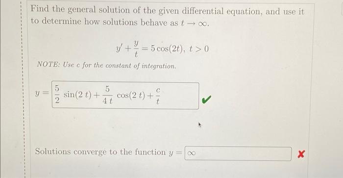 Solved Find the general solution of the given differential | Chegg.com