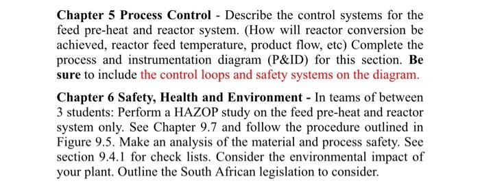 Solved Chapter 5 Process Control - Describe the control | Chegg.com