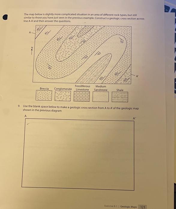 Solved Geologic Maps PURPOSE The purpose of this exercise is | Chegg.com