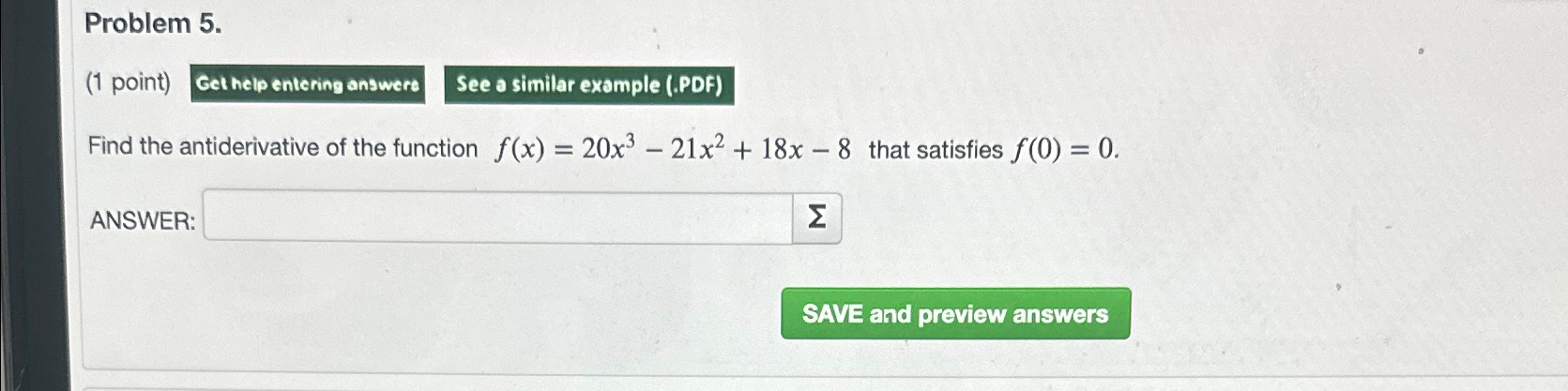 Solved Problem 5.(1 point)See a similar example (.PDF)Find | Chegg.com Solved Problem 5.(1 point)See a similar example (.PDF)Find | Chegg.com