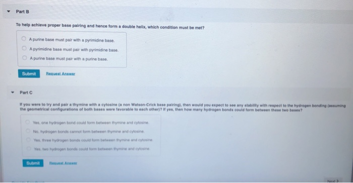 Solved Part B - Comparing RNA and DNA Sort the parts of a | Chegg.com