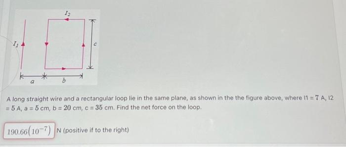 Solved A long straight wire and a rectangular loop lie in | Chegg.com
