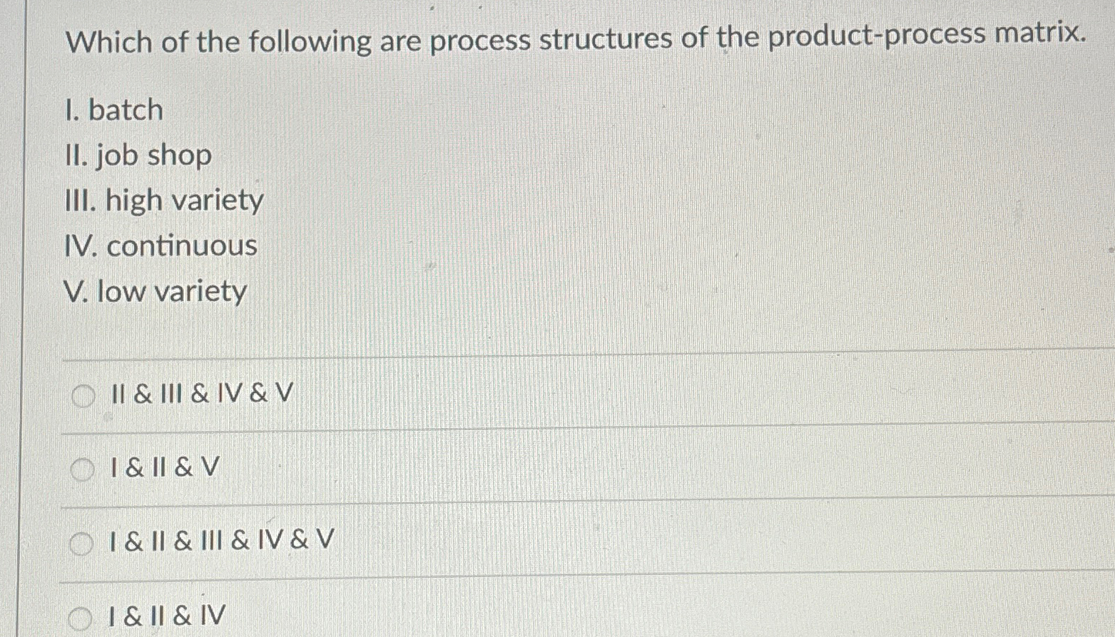 Solved Which of the following are process structures of the | Chegg.com