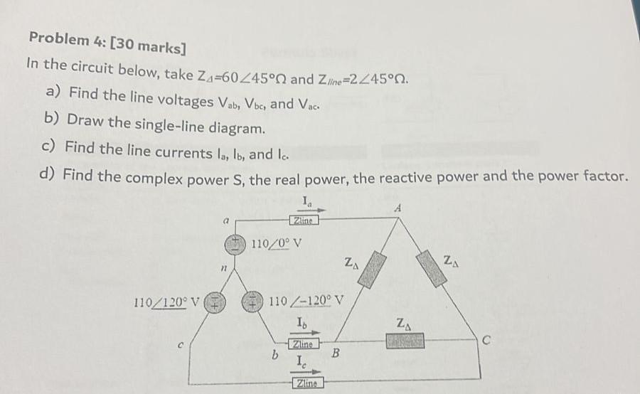 Solved Problem 4: [30 marks] In the circuit below, take | Chegg.com