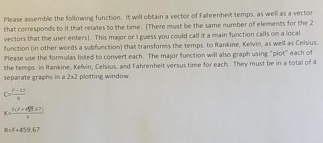 Solved Please do this in Matlab and please take a screenshot | Chegg.com
