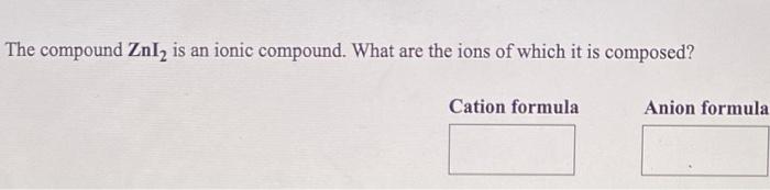 Solved The compound KF is an ionic compound. What are the | Chegg.com