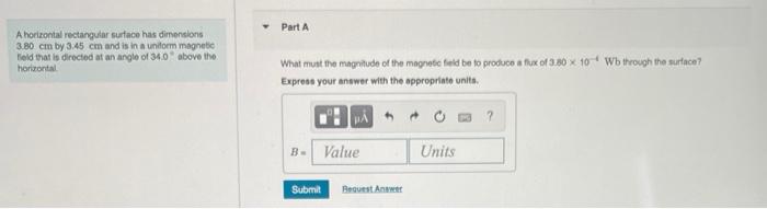 Solved A horizontal rectangular surace has dimensions 3.80 | Chegg.com