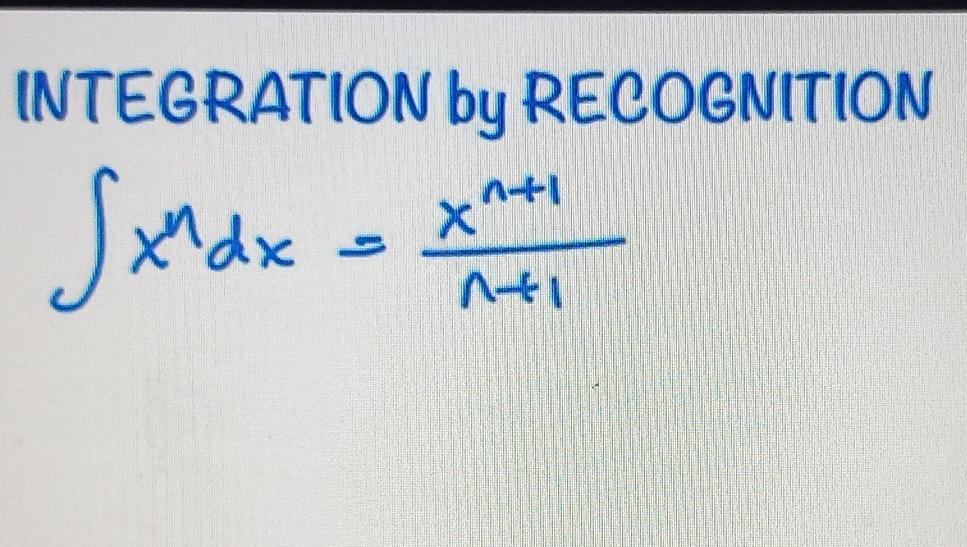 Solved INTEGRATION by RECOGNITION SxMax x + Ai | Chegg.com