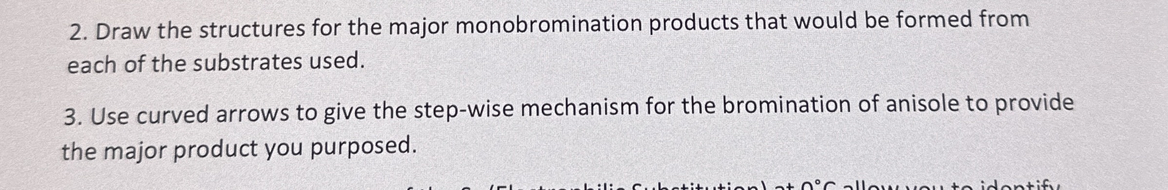 Draw The Structures For The Major Monobromination