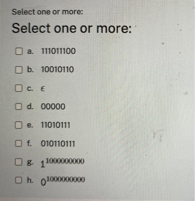 Solved For the DFA below, select all strings accepted by | Chegg.com