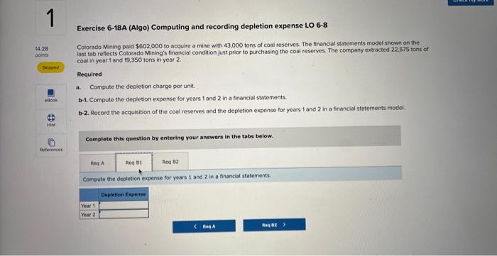 Solved Exercise 6-18A (Algo) Computing and recording | Chegg.com