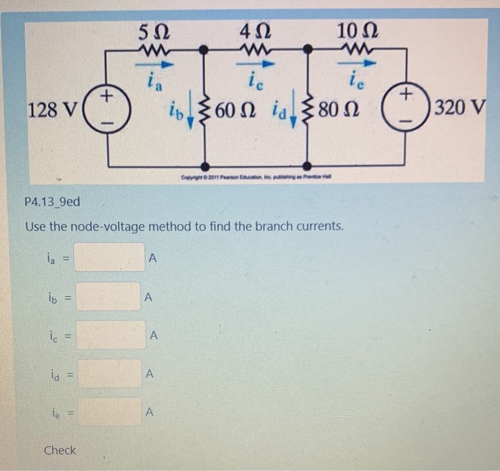 Solved 512 41 101 128 V Cap 2011 Pro Eve P4.13 9ed Use the | Chegg.com