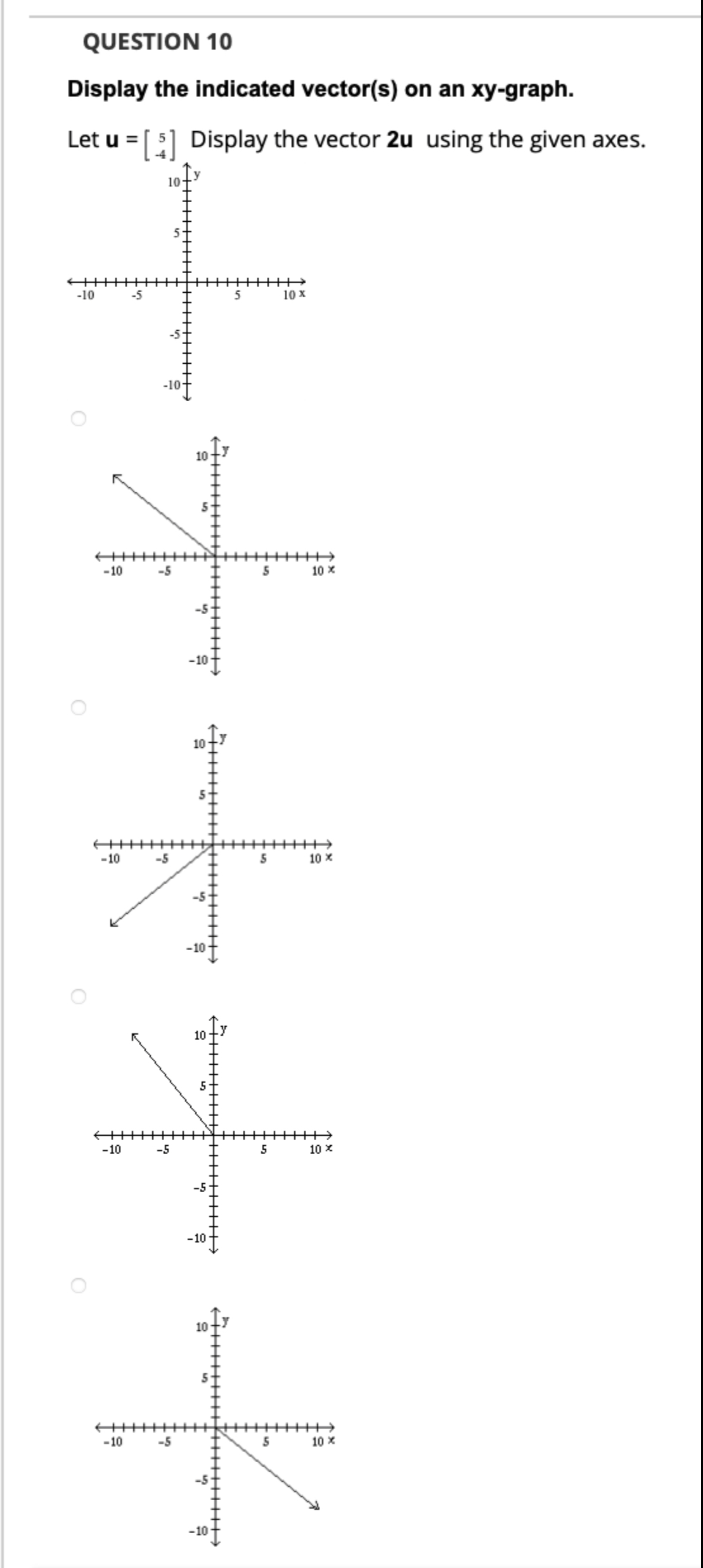Solved QUESTION 10Display the indicated vector(s) on an | Chegg.com Solved QUESTION 10Display the indicated vector(s) on an | Chegg.com
