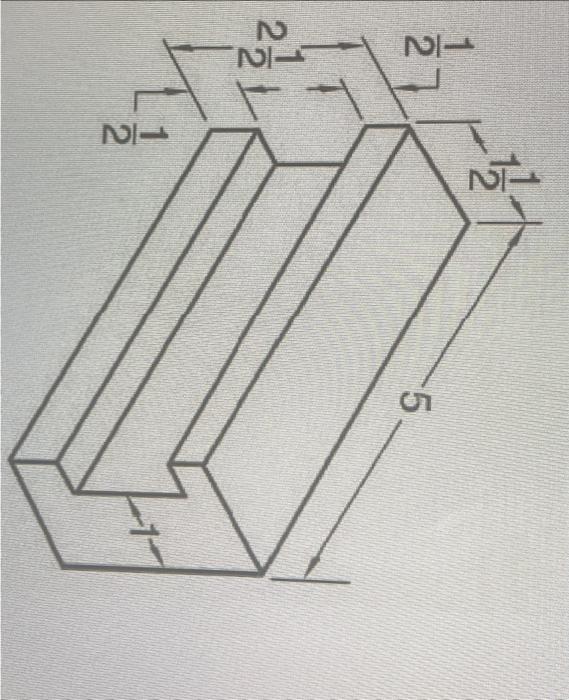 Solved please draw this in autocad 6 orthographic | Chegg.com