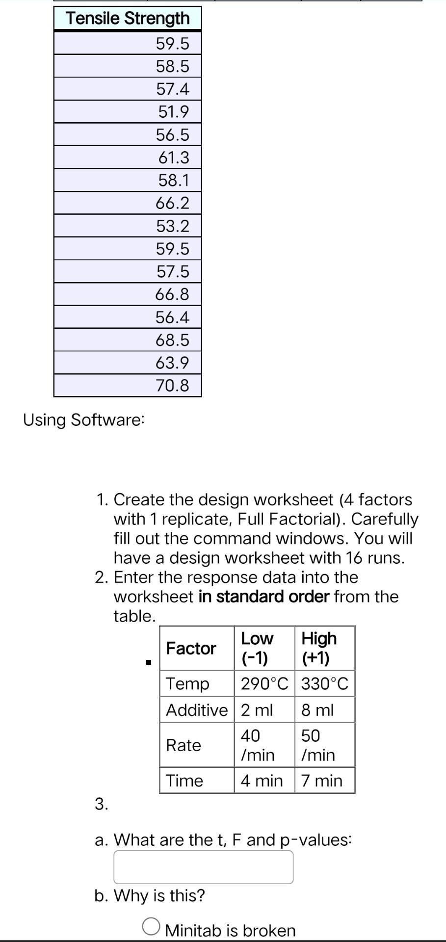 A materials engineer at a plastic manufacturing | Chegg.com