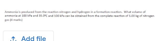 Solved Ammonia is produced from the reaction nitrogen and | Chegg.com