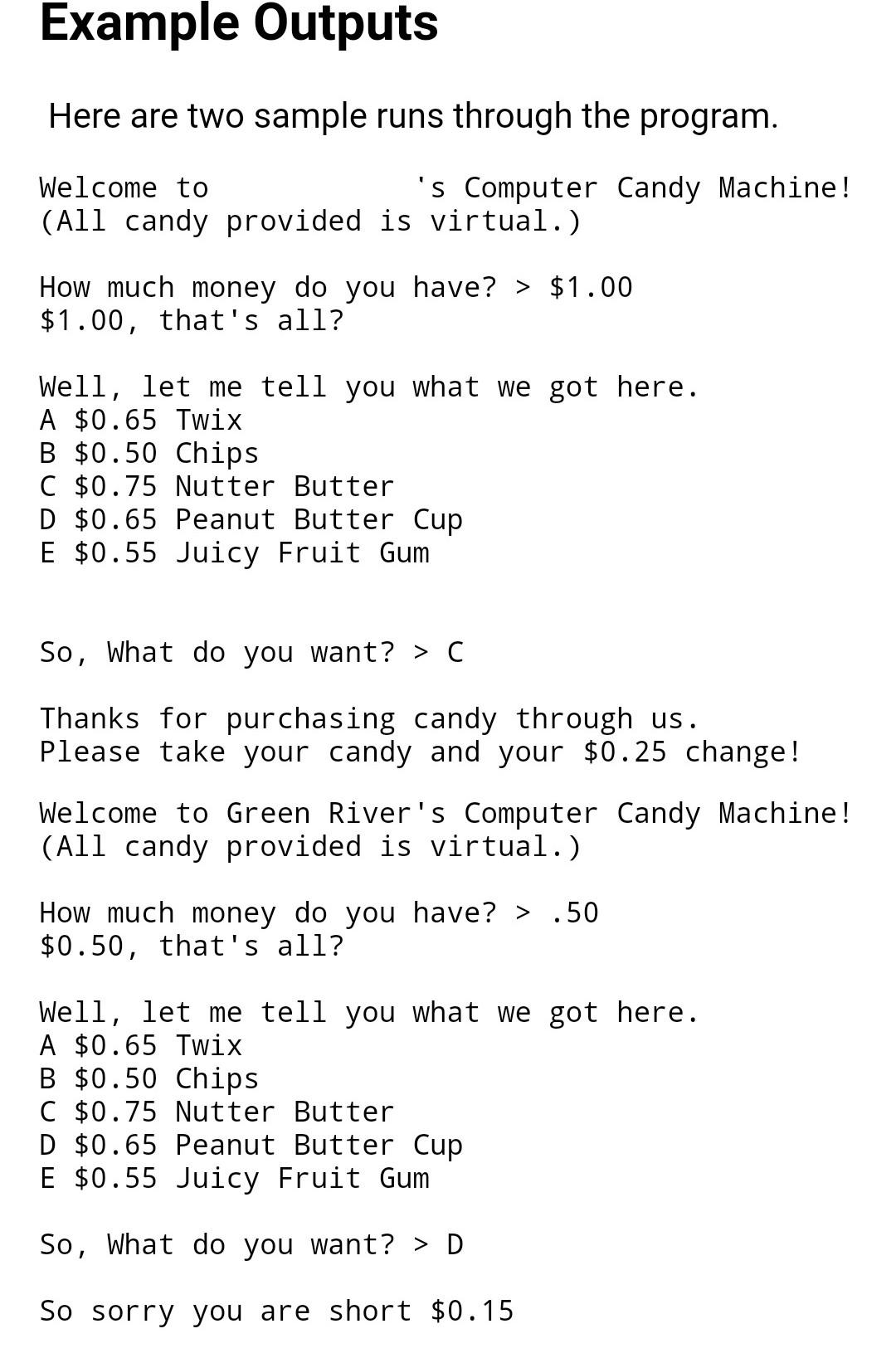 Solved Program Goal Create A Console Based Program That 3514