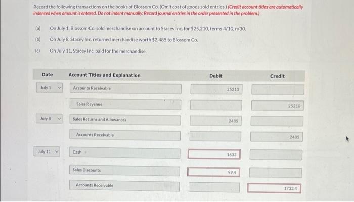 Solved Record the following transactions on the books of | Chegg.com