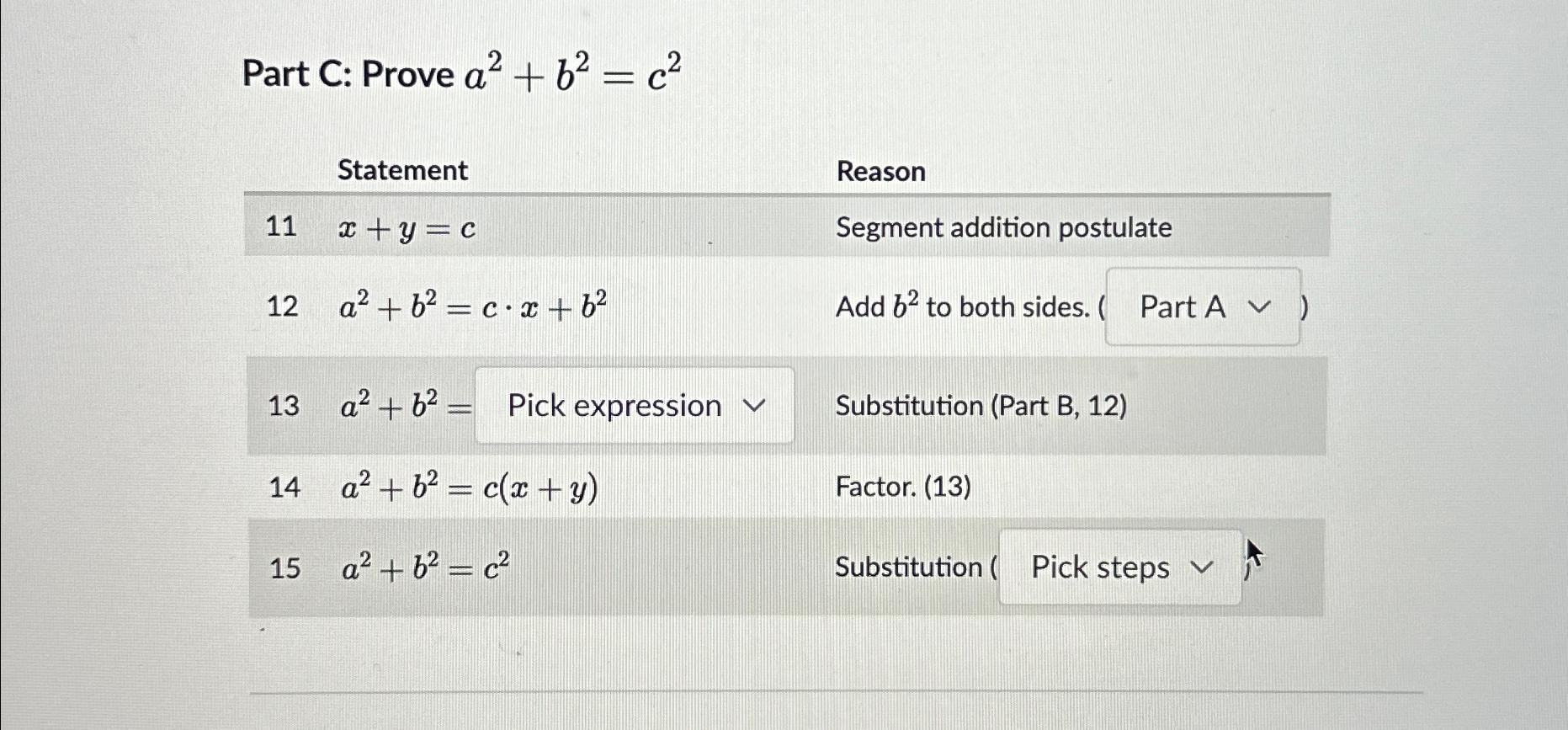 Part C: Prove | Chegg.com