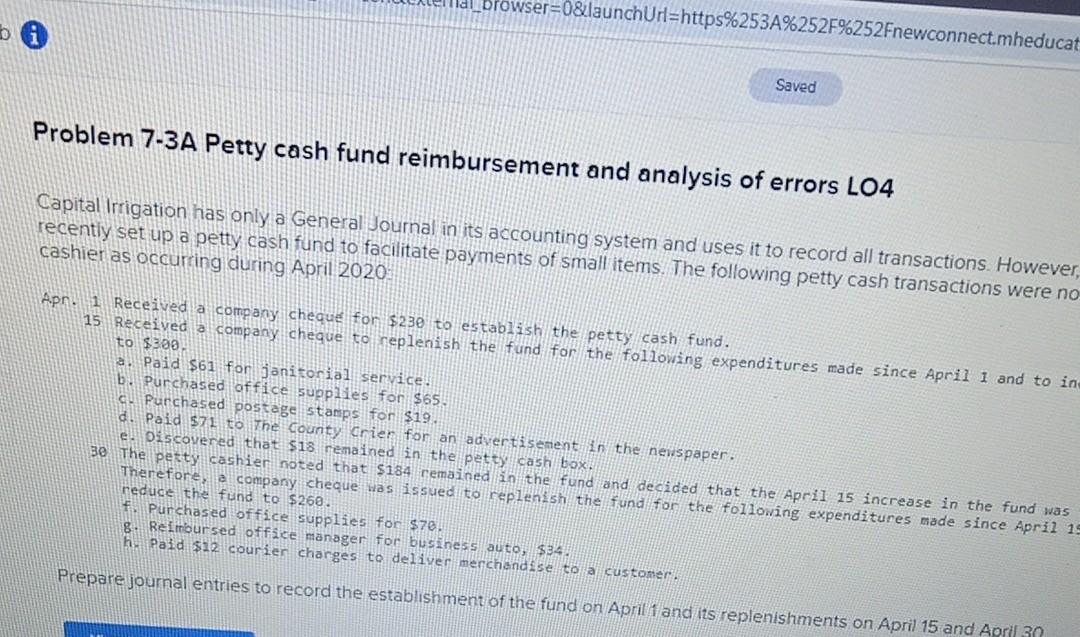 Solved r=0&launchUn=https%253A%252F%252Fnewconnect.mheducat | Chegg.com